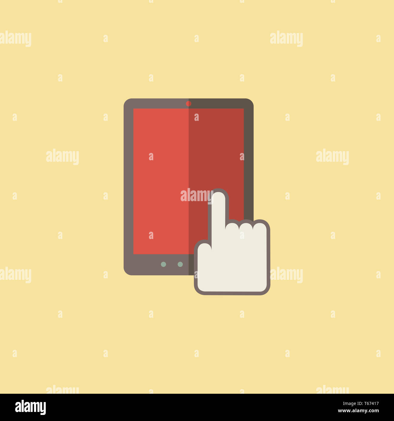 Tablet icon hi-res stock photography and images - Alamy