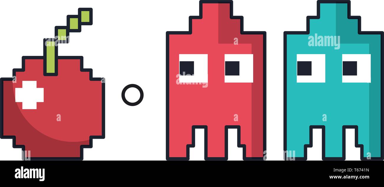 arcade game character Stock Vector Image & Art - Alamy