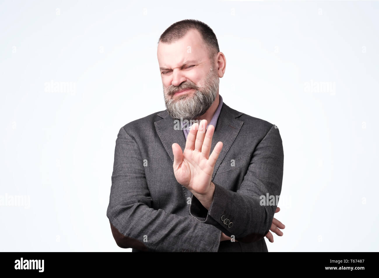 Angry guy making face hi-res stock photography and images - Alamy