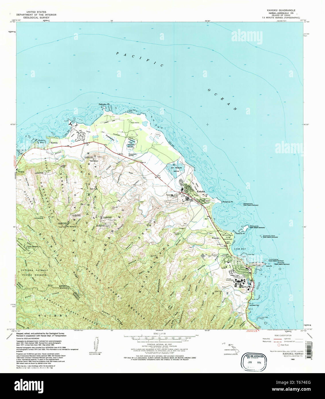 Kahuku Cut Out Stock Images & Pictures - Alamy