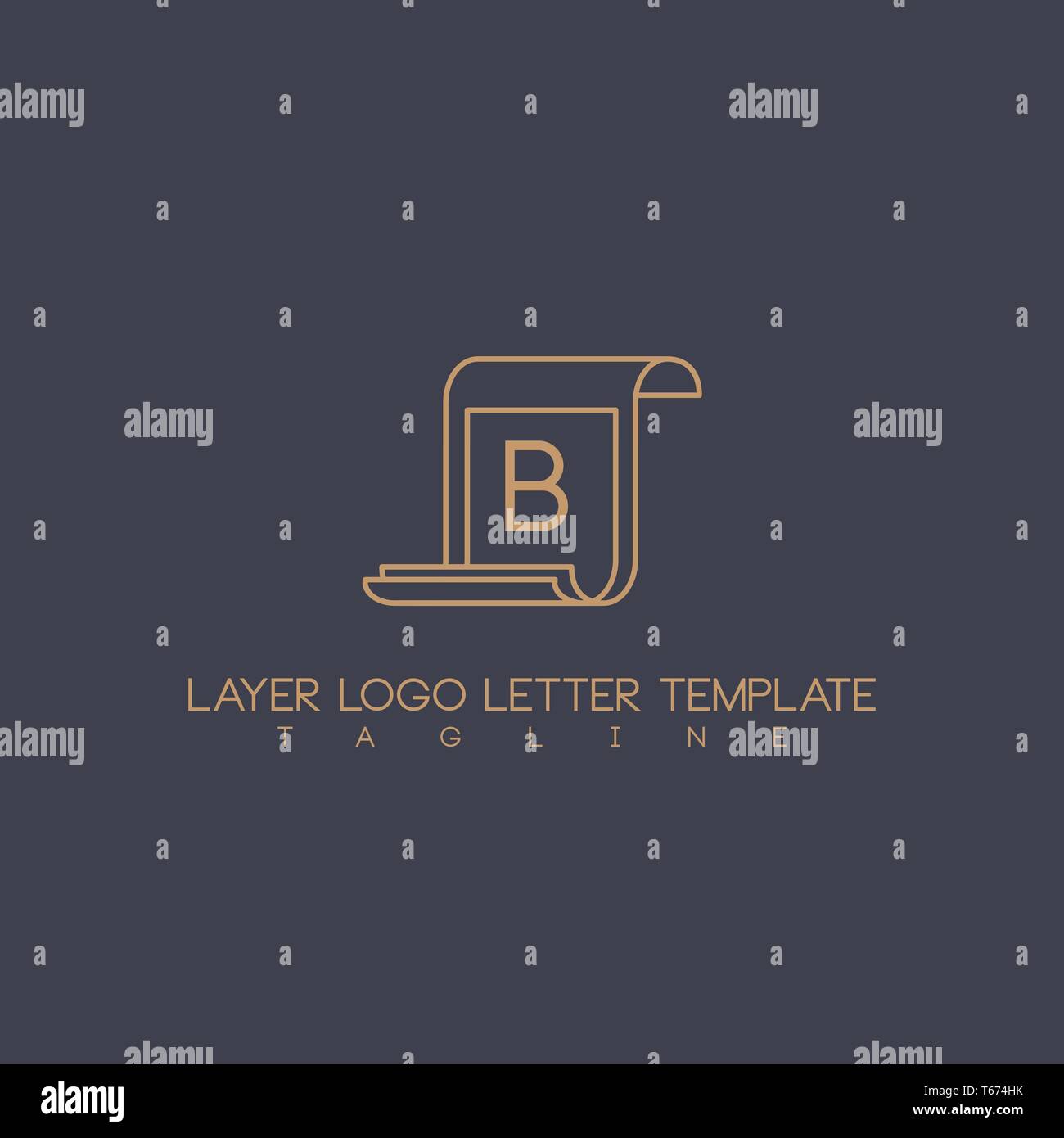 Letter b logos hi-res stock photography and images - Alamy