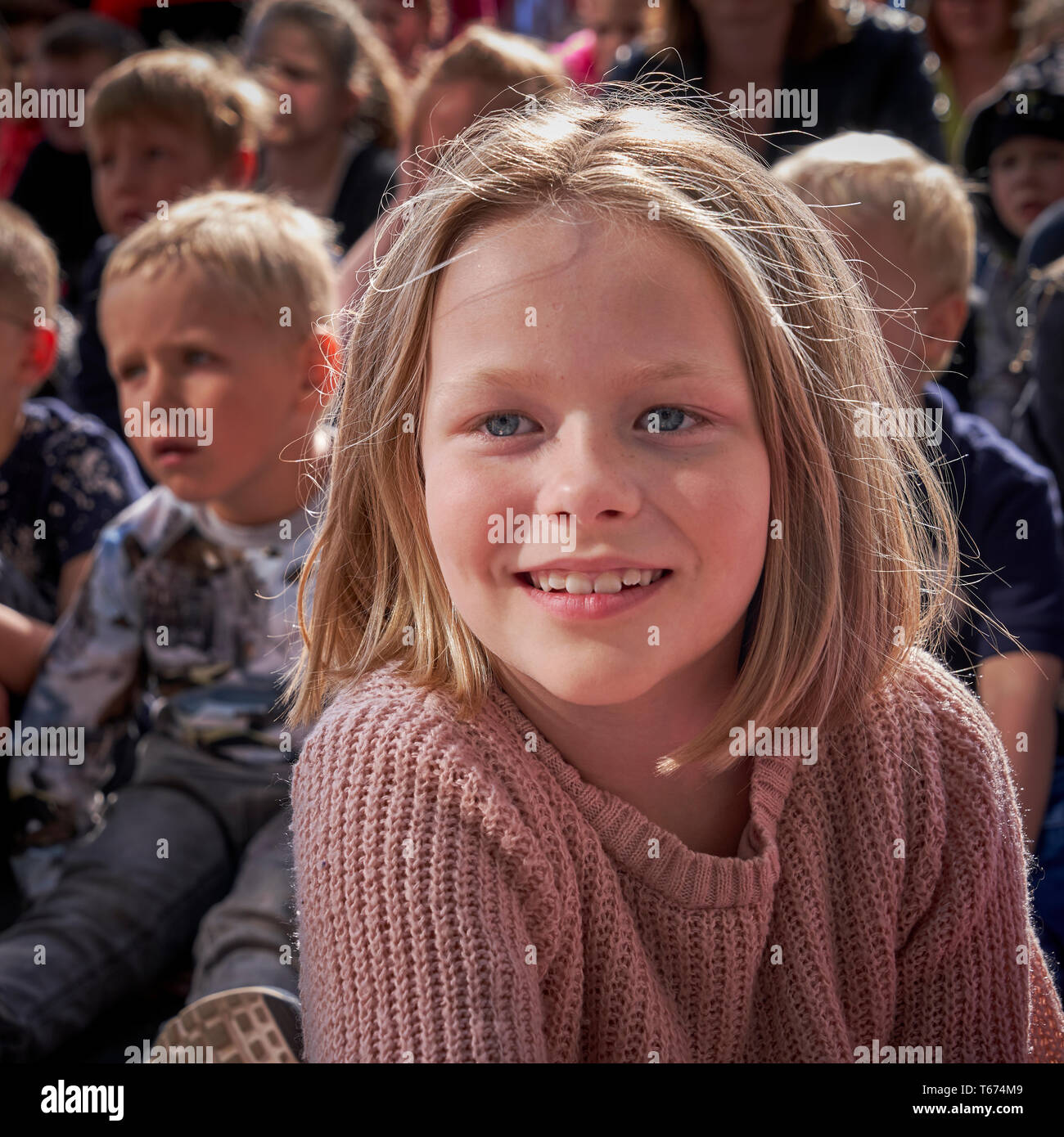 Children, Cultural Day, Reykjavik, Iceland Stock Photo - Alamy