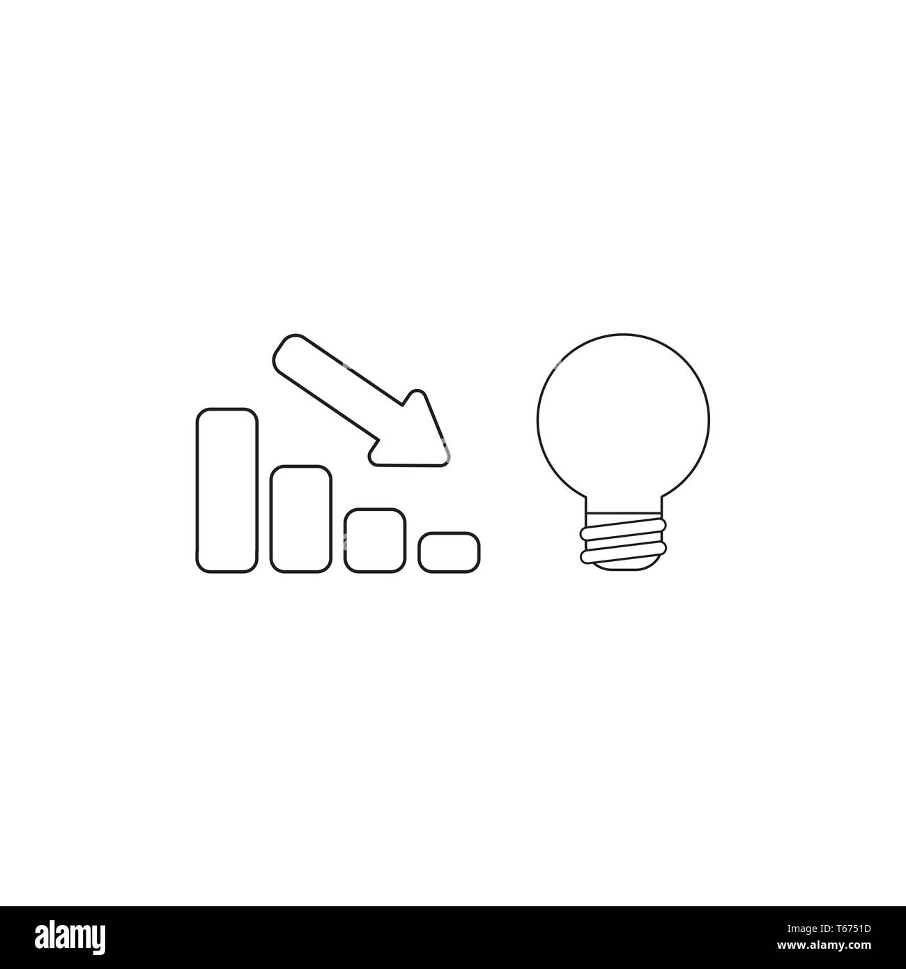 Black arrow pointing down Black and White Stock Photos & Images - Alamy