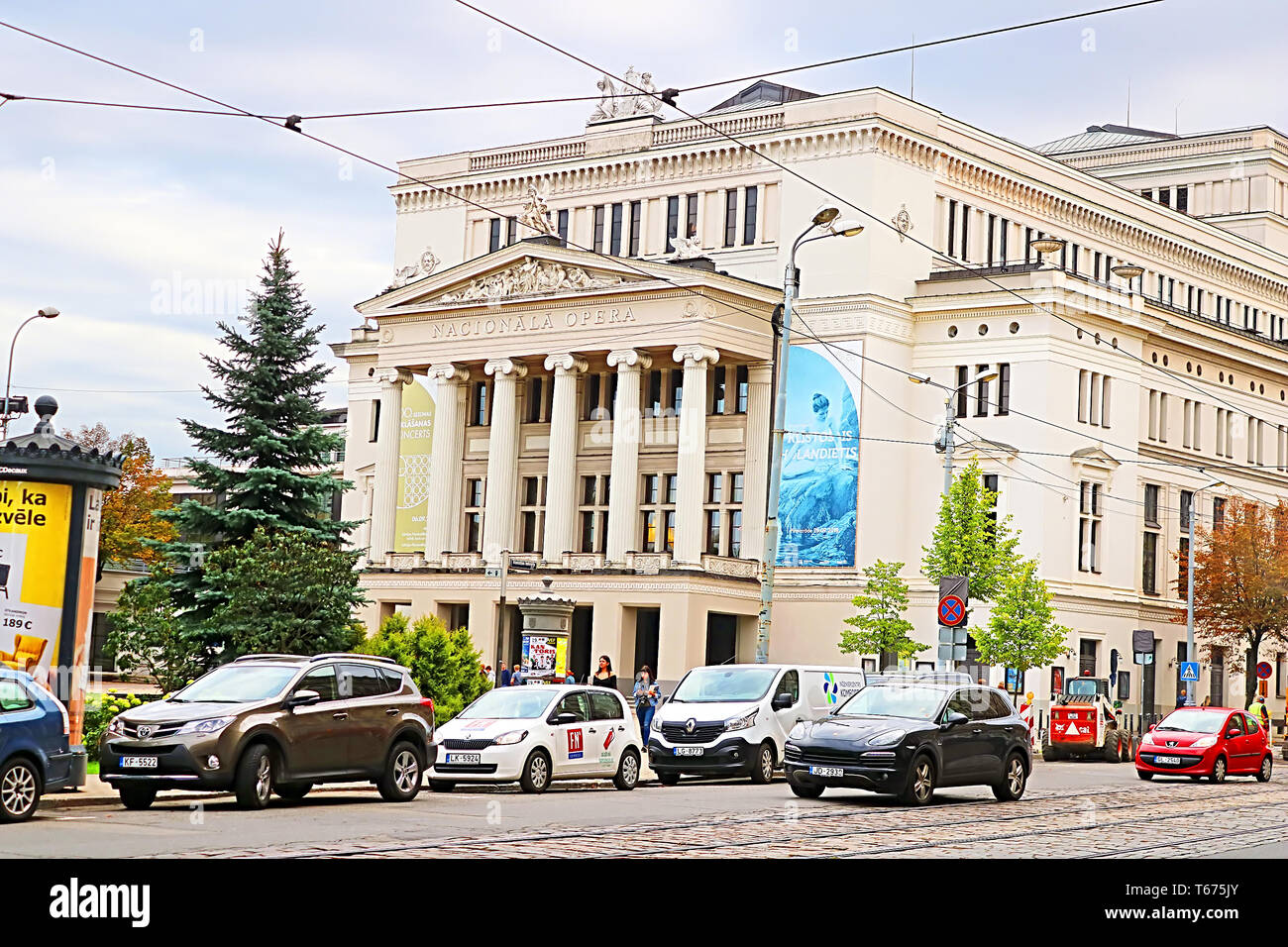 RIGA, LATVIA - AUGUST 28, 2018: Latvian National Academic Opera and ...
