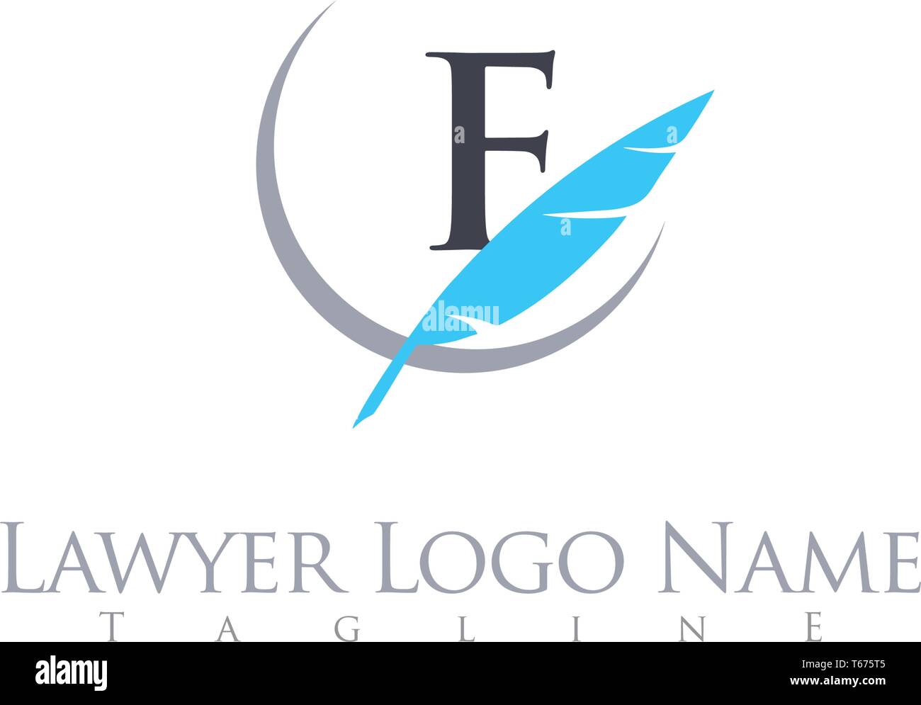 F LOGO LETTER MODERN Stock Vector Image & Art - Alamy