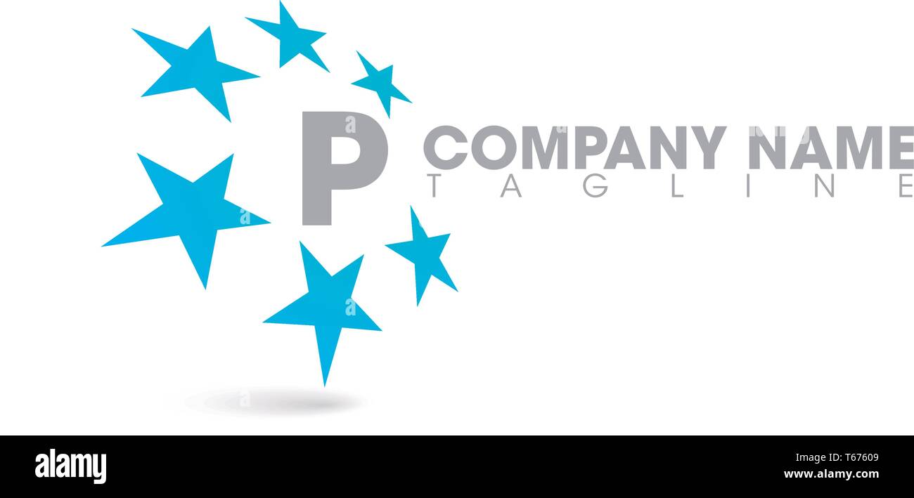 P LOGO LETTER MODERN Stock Vector Image & Art - Alamy