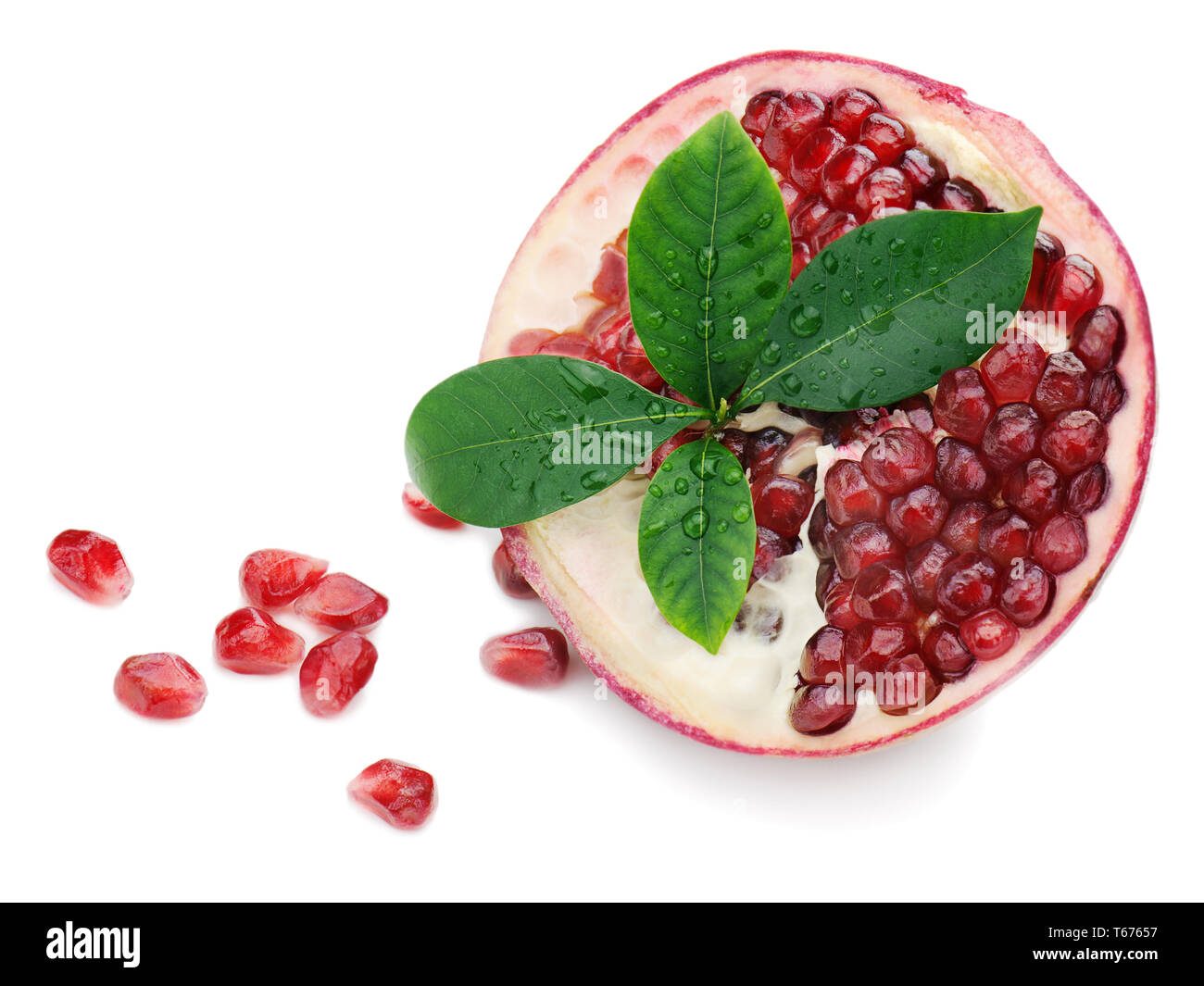 Pomegranate leaves hi-res stock photography and images - Alamy