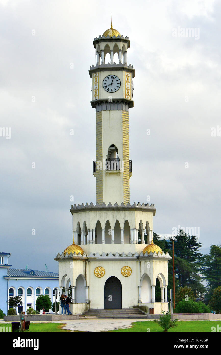 Chacha Clock Tower, Batumi, Autonomous Republic of Adjara, Georgia ...