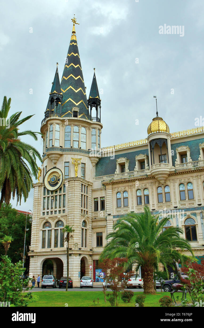 Astronomical clock, Europe Square, Batumi, Autonomous Republic of ...
