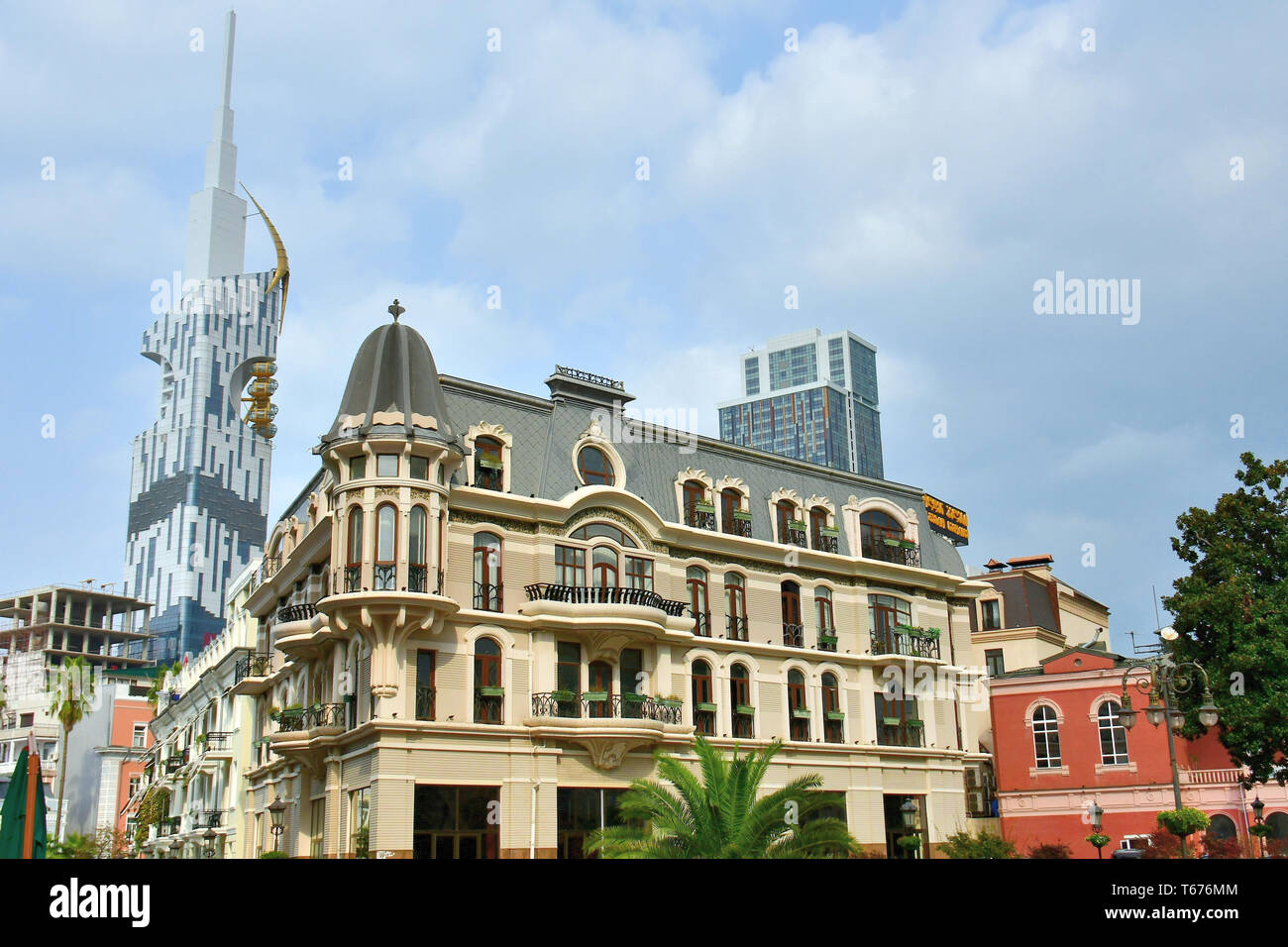 Europe Square, Batumi, Autonomous Republic of Adjara, Georgia Stock ...