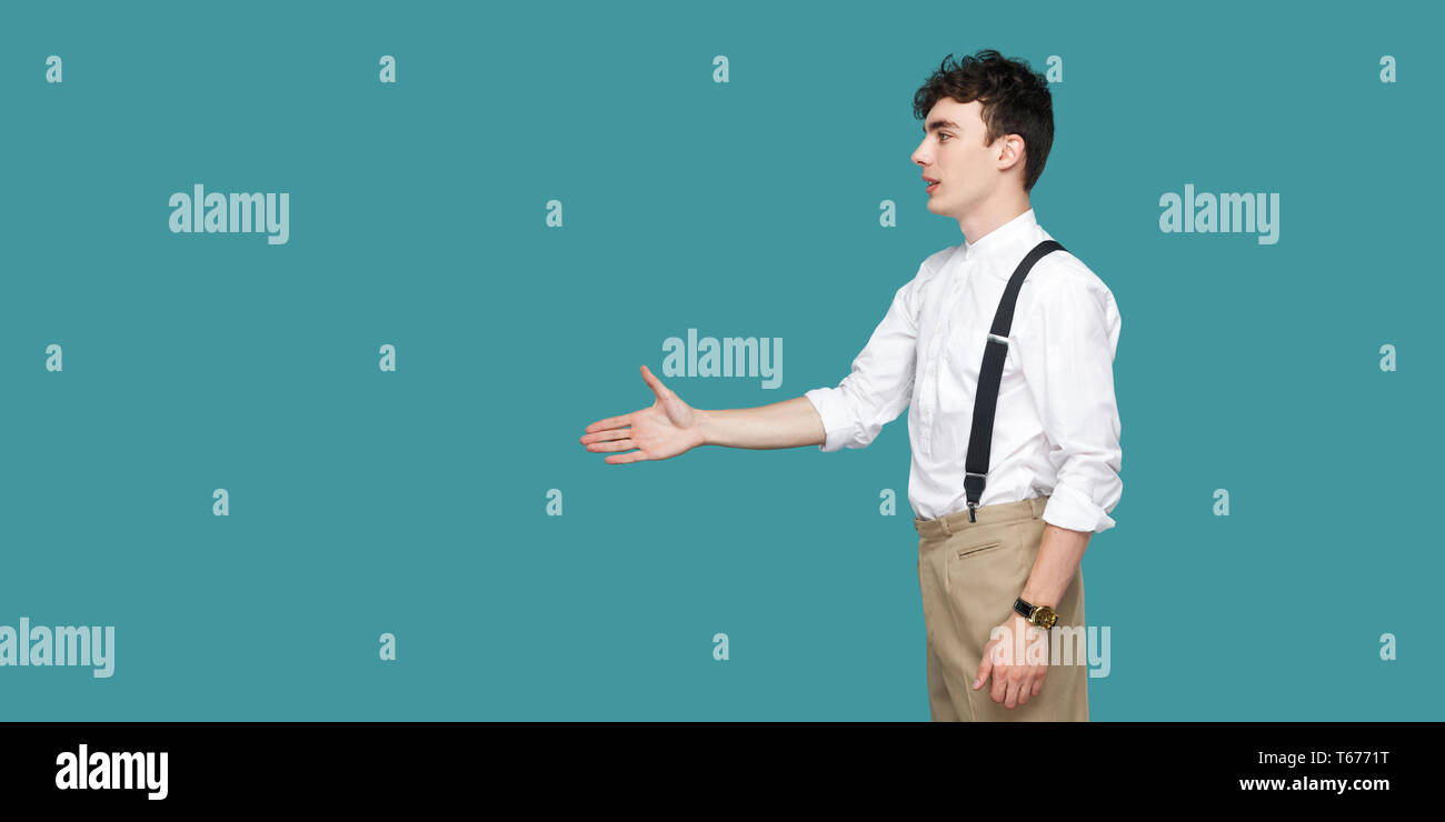 Man profile curly white background hi-res stock photography and images ...