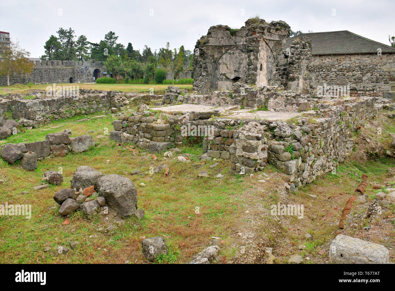 Ruins of Gonio Roman Fort, Batumi, Autonomous Republic of Adjara ...