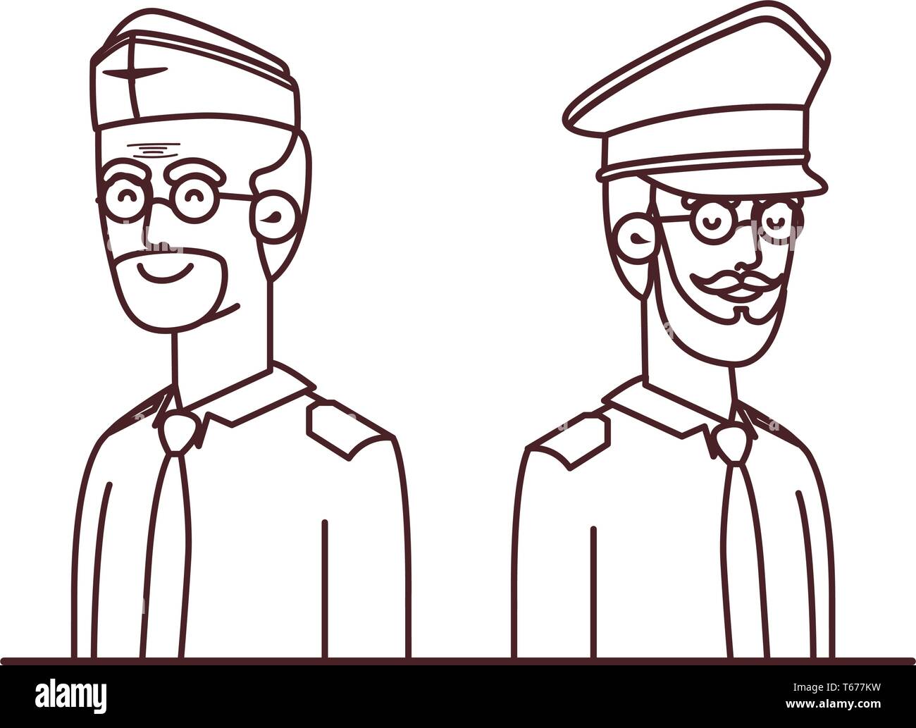 men soldiers of war avatar character Stock Vector Image & Art - Alamy