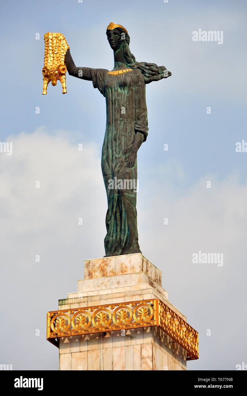 Statue of Medea, Batumi, Autonomous Republic of Adjara, Georgia Stock ...