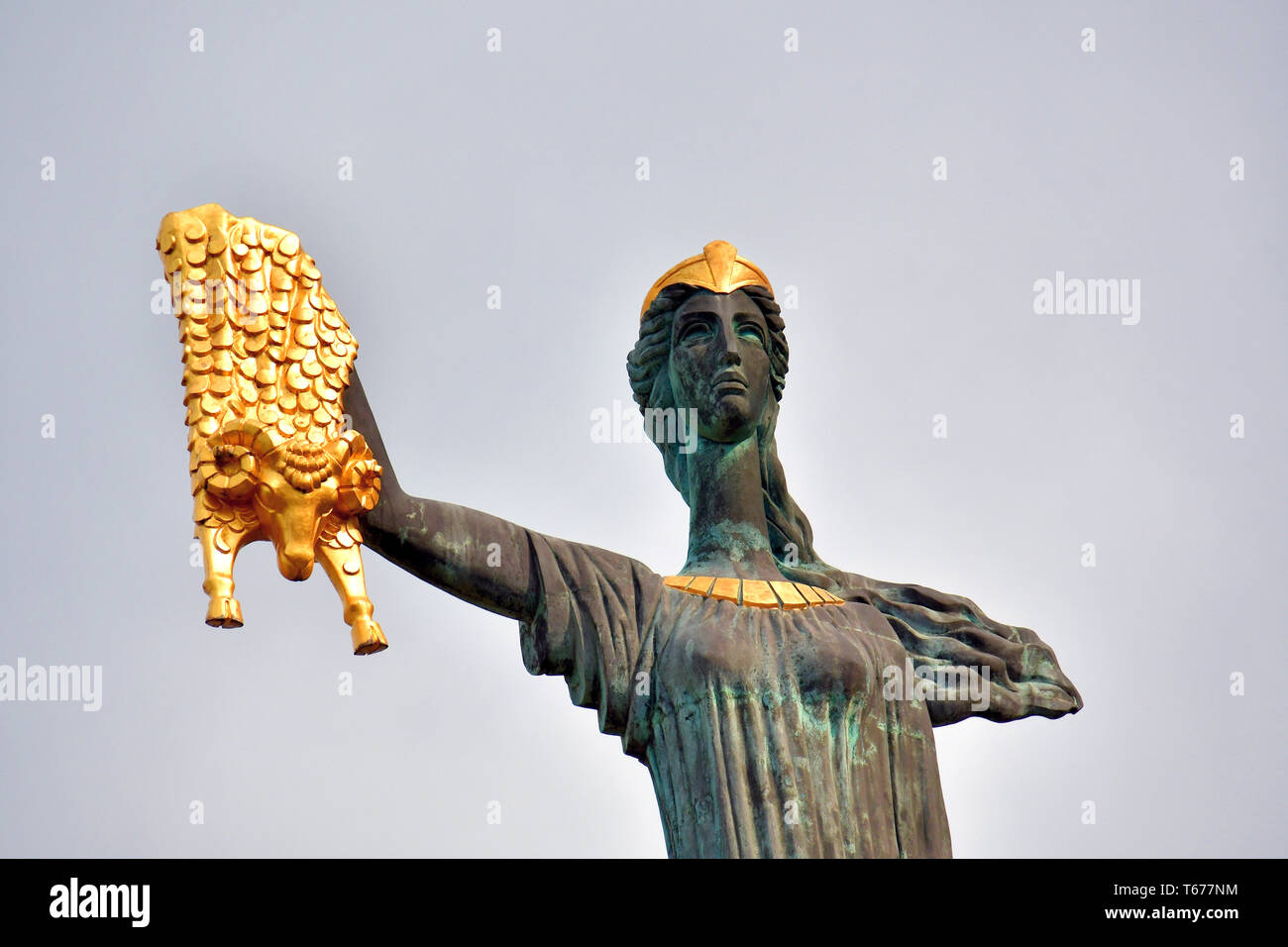 Statue of Medea, Batumi, Autonomous Republic of Adjara, Georgia Stock ...