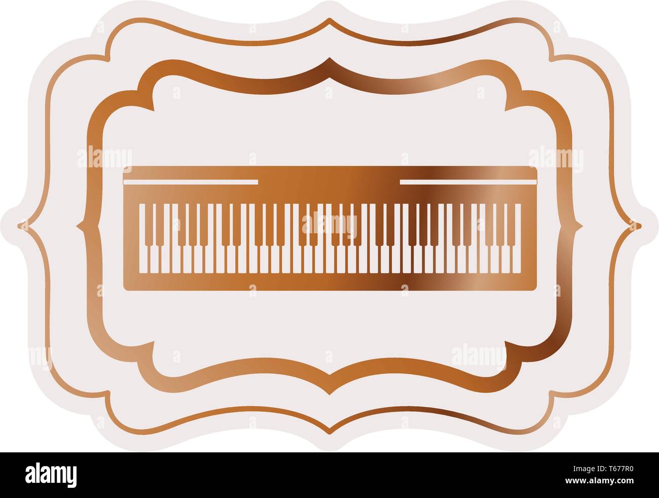 musical instrument piano keyboard icon Stock Vector Image & Art - Alamy