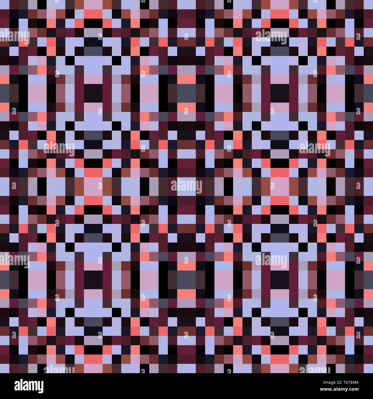 seamless pixel pattern mosaic. abstract background with squares can be ...