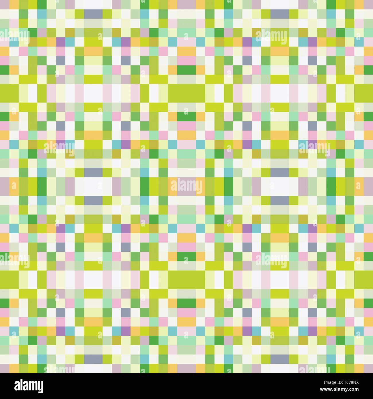 seamless pixel pattern mosaic. abstract background with squares can be ...