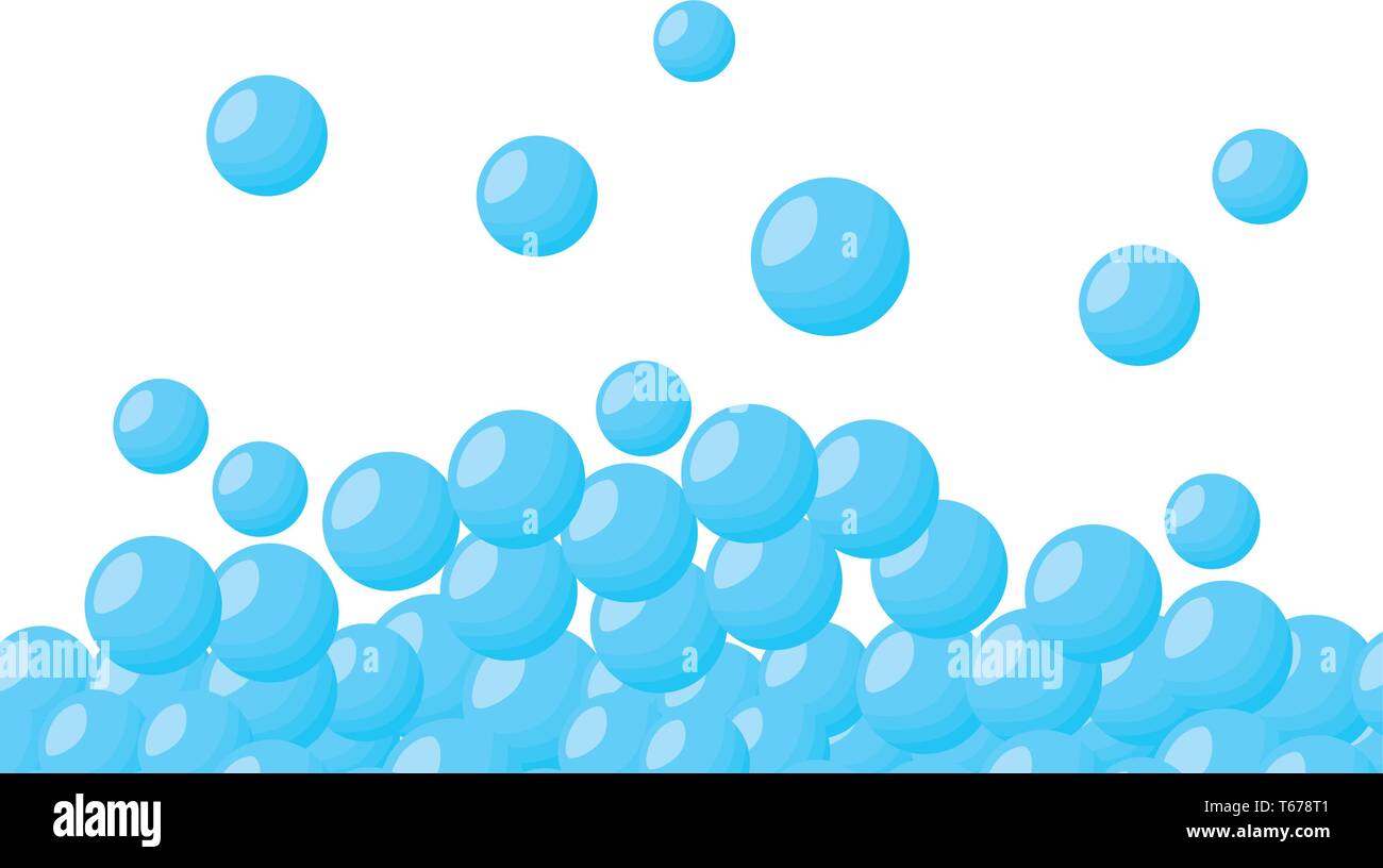 Blue Bubble Border