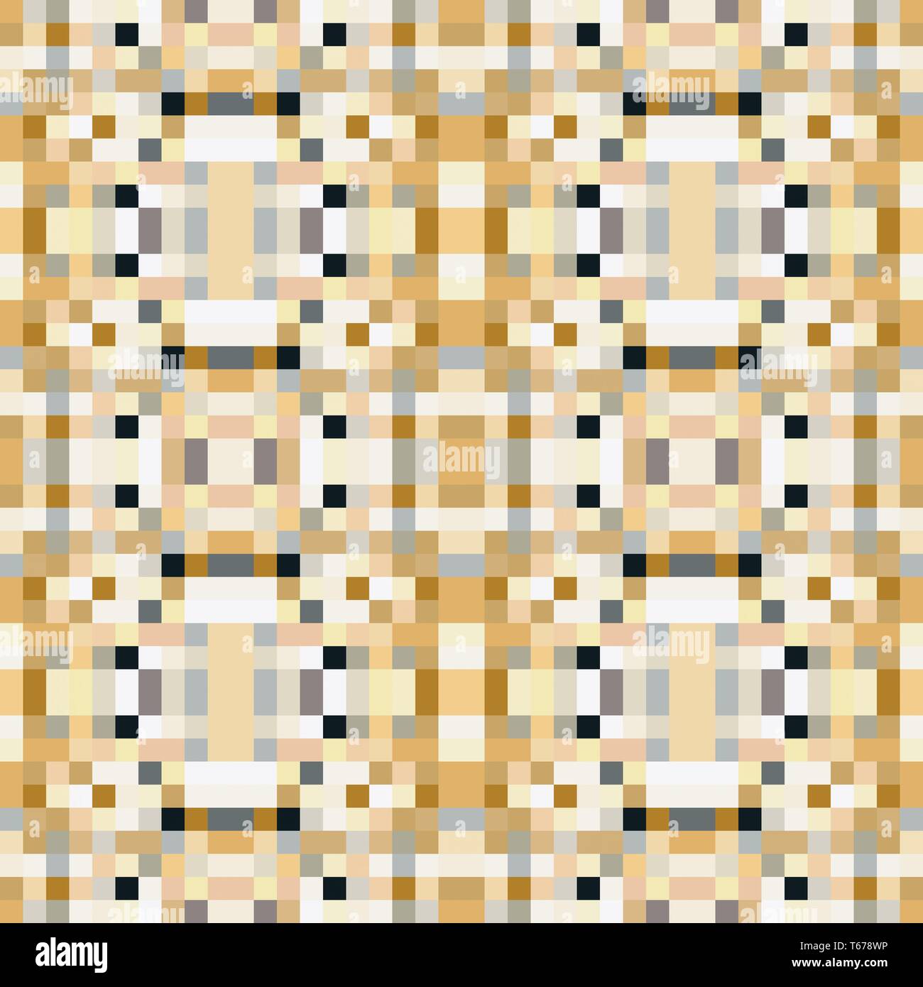 seamless pixel pattern mosaic. abstract background with squares can be ...