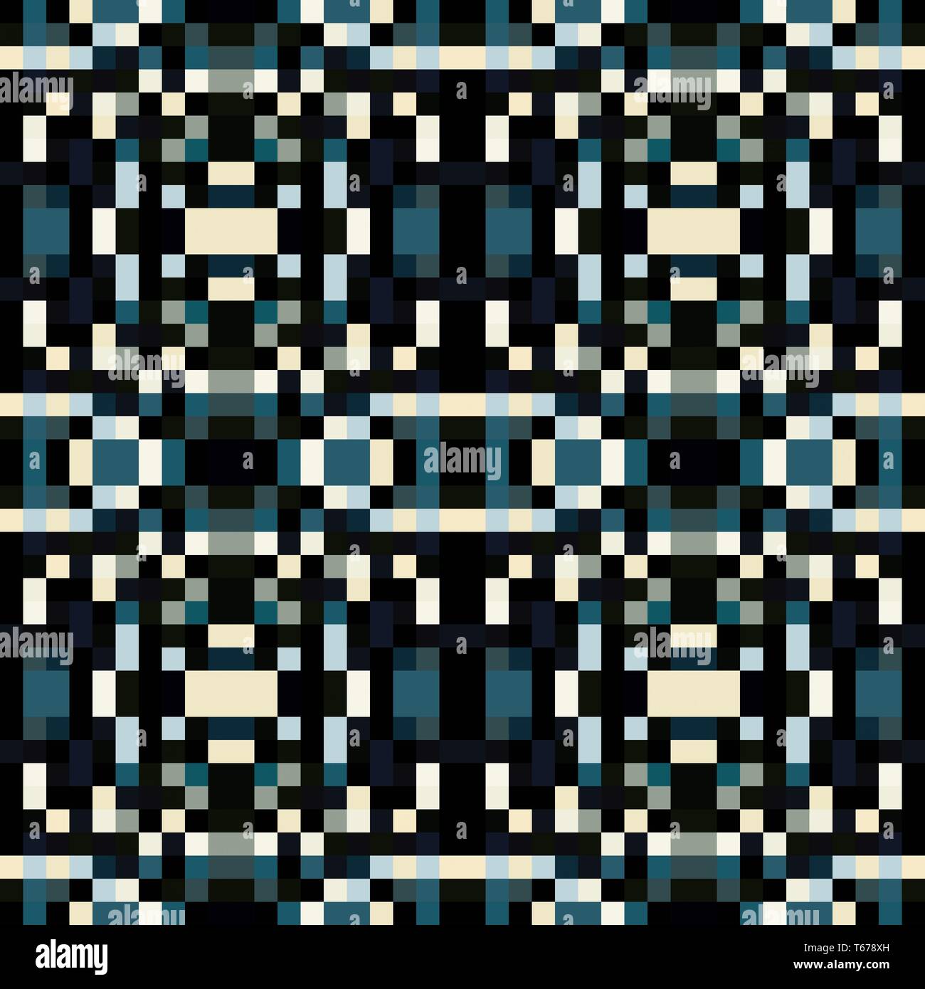 seamless pixel pattern mosaic. abstract background with squares can be ...