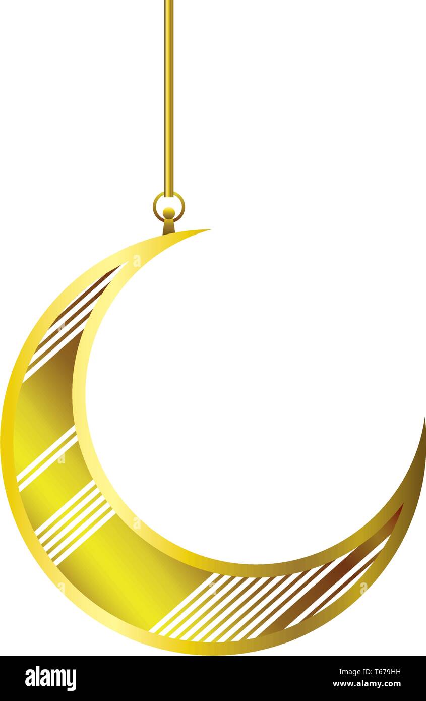 moon hanging isolated icon Stock Vector Image & Art - Alamy