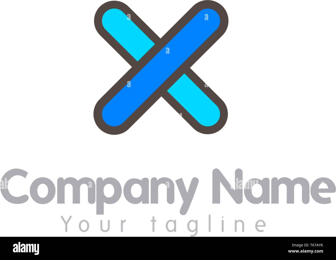 X fonts Stock Vector Images - Alamy