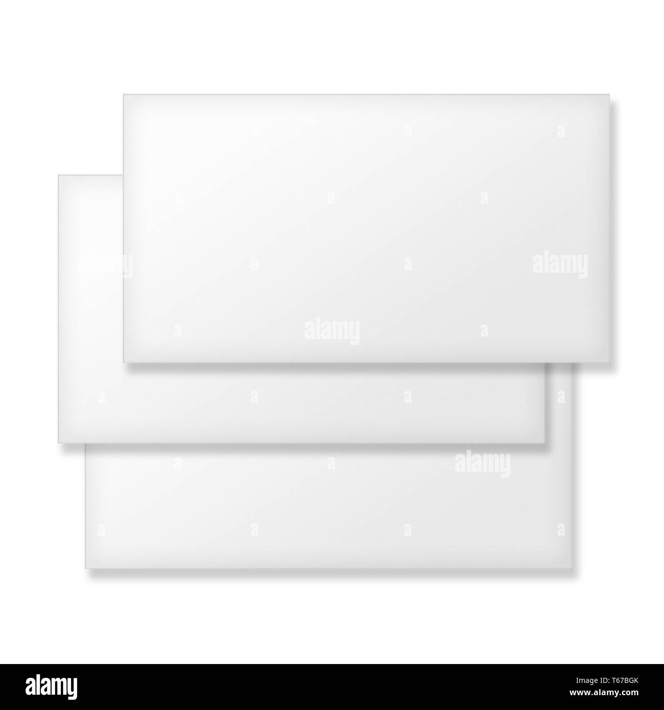 Set of Blank Envelopes Isolated on White Background Stock Photo - Alamy
