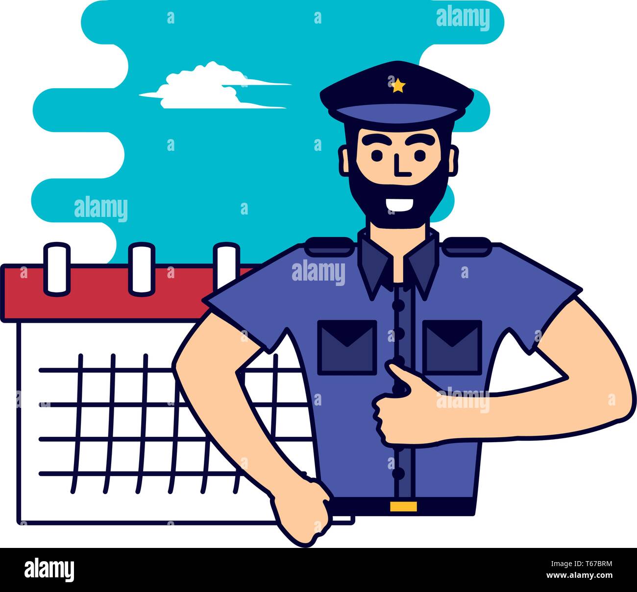 Police Officer Calendar