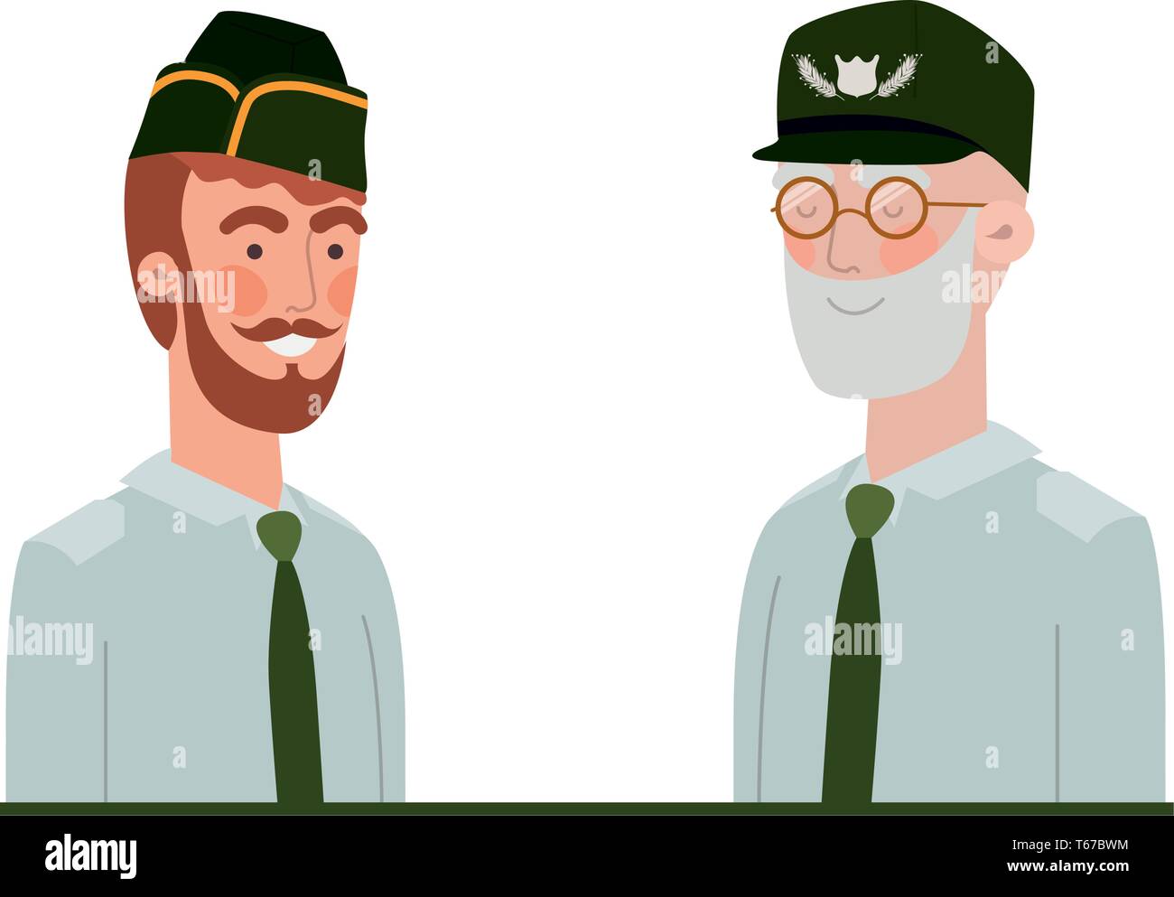 men soldiers of war avatar character Stock Vector Image & Art - Alamy