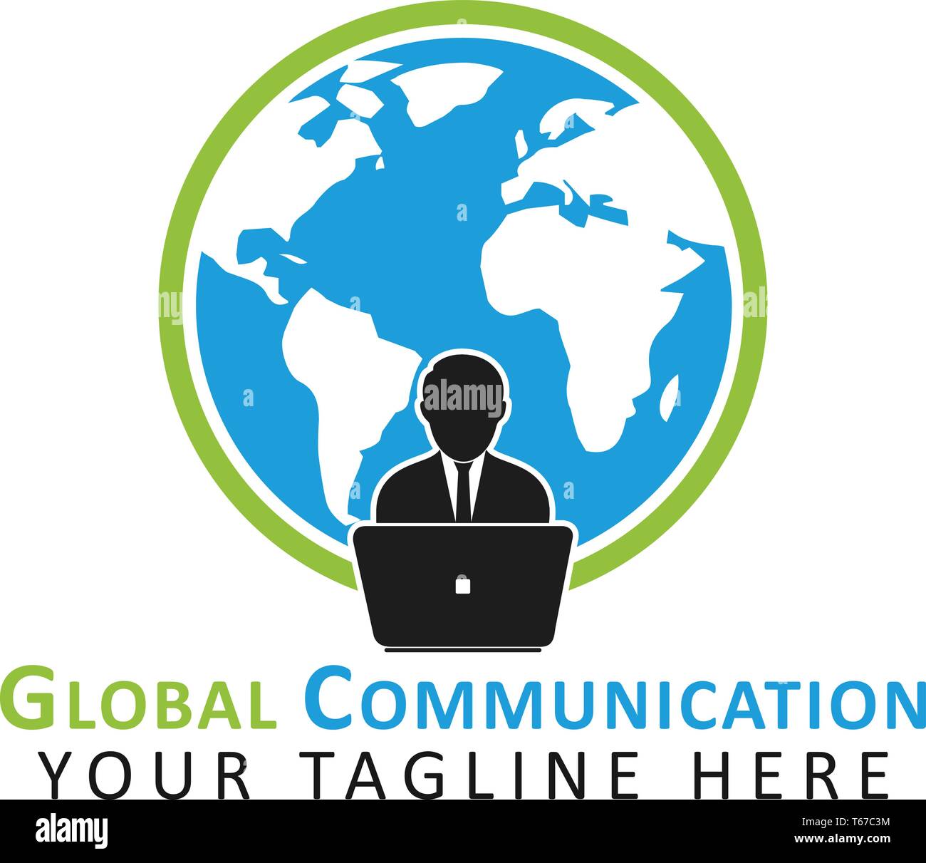 Communication logo hi-res stock photography and images - Alamy