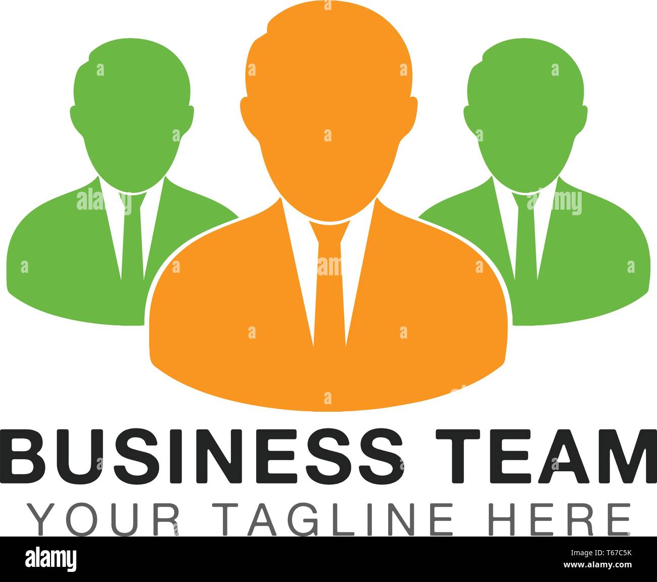 Business team logo. Editable vector EPS Stock Vector Image & Art - Alamy