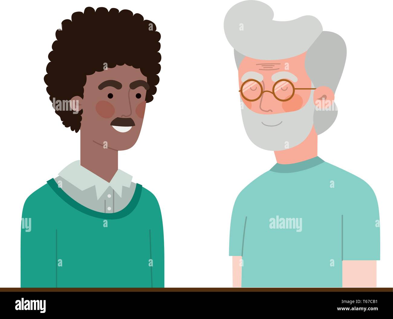 father with son avatar character Stock Vector Image & Art - Alamy