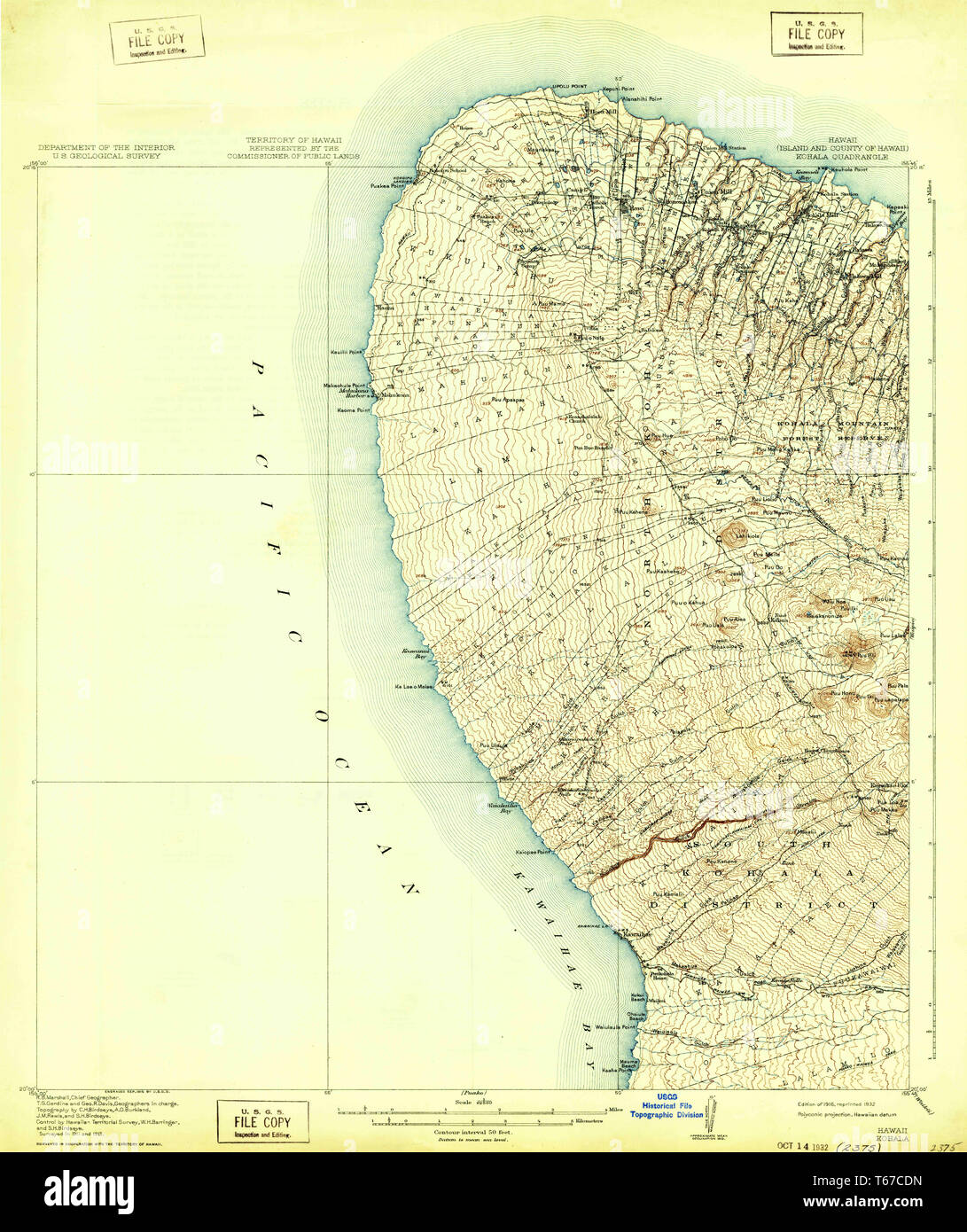Topographic map hi hi-res stock photography and images - Alamy