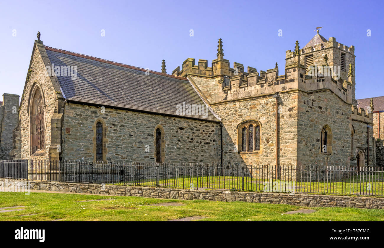 St. Cybi's Church, Holyhead, Built on the site of a Roman fort parts of ...