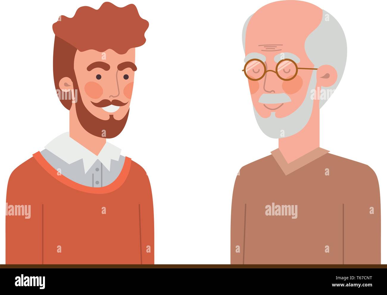 father with son avatar character Stock Vector Image & Art - Alamy