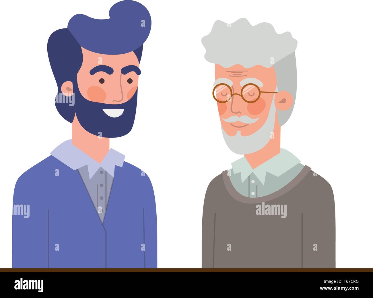 father with son avatar character Stock Vector Image & Art - Alamy