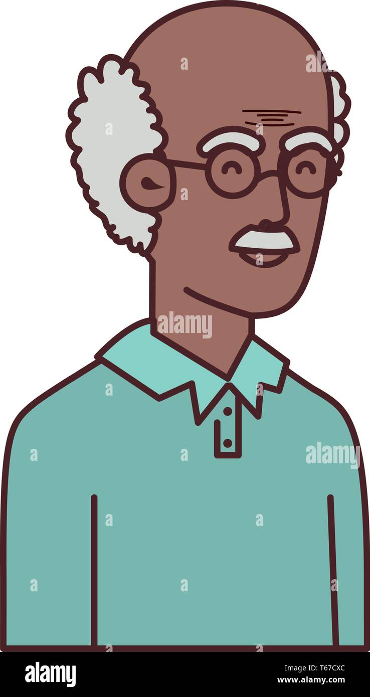 cute grandfather avatar character Stock Vector Image & Art - Alamy