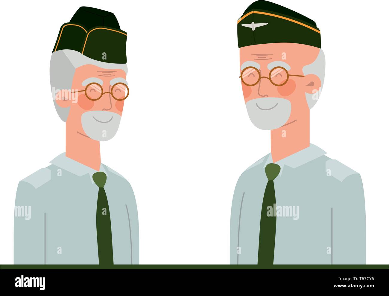 war veterans avatar character Stock Vector Image & Art - Alamy