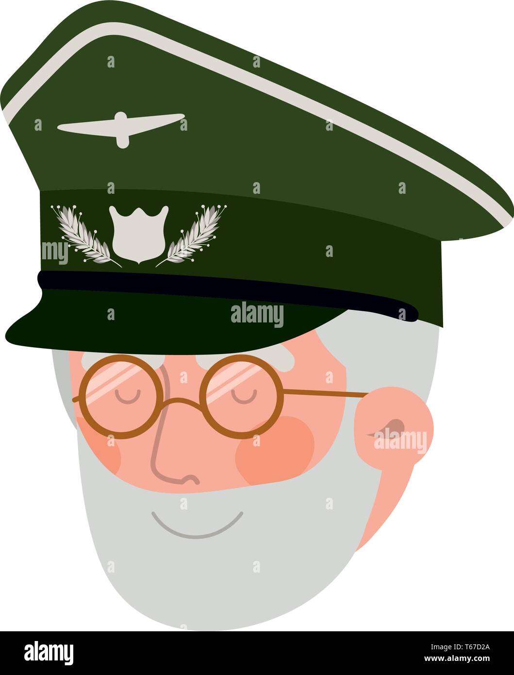 Old pilots Stock Vector Images - Alamy