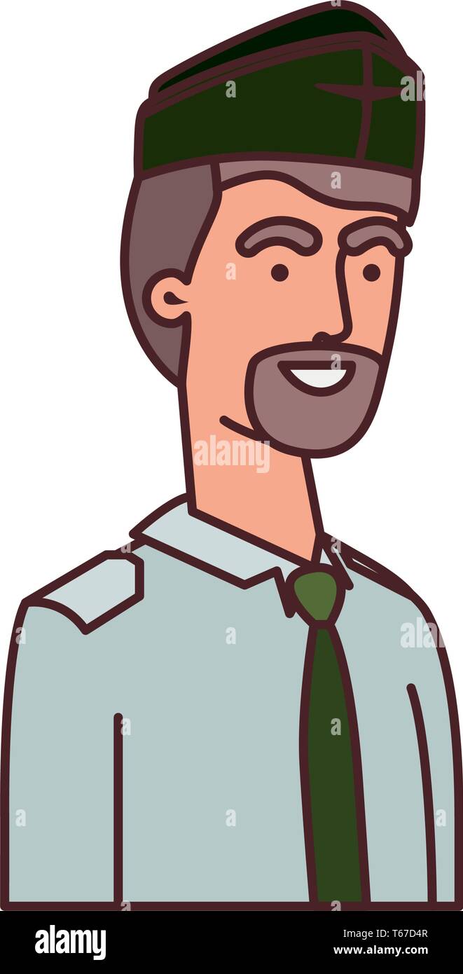 Commander of the infantry Stock Vector Images - Alamy