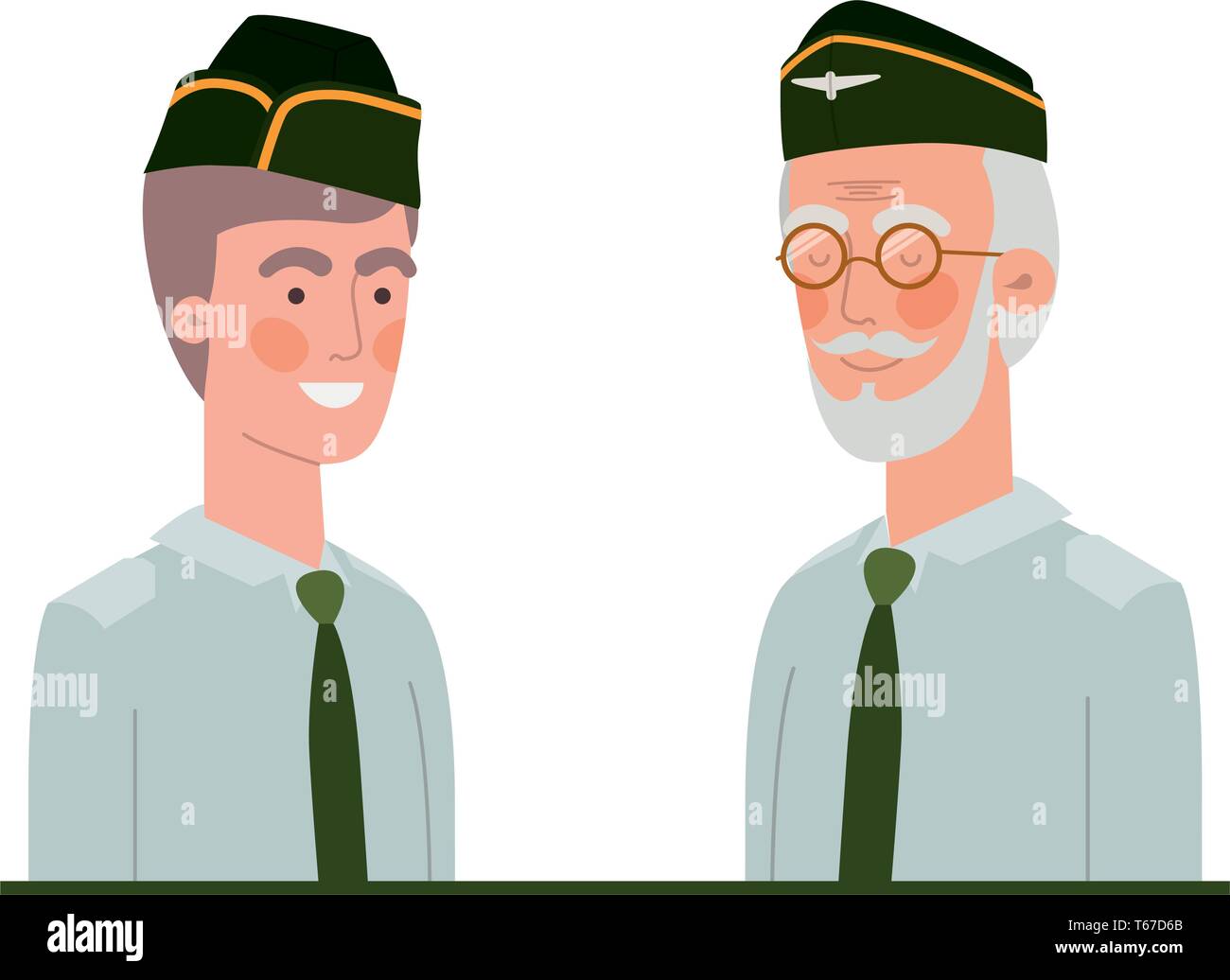 men soldiers of war avatar character Stock Vector Image & Art - Alamy