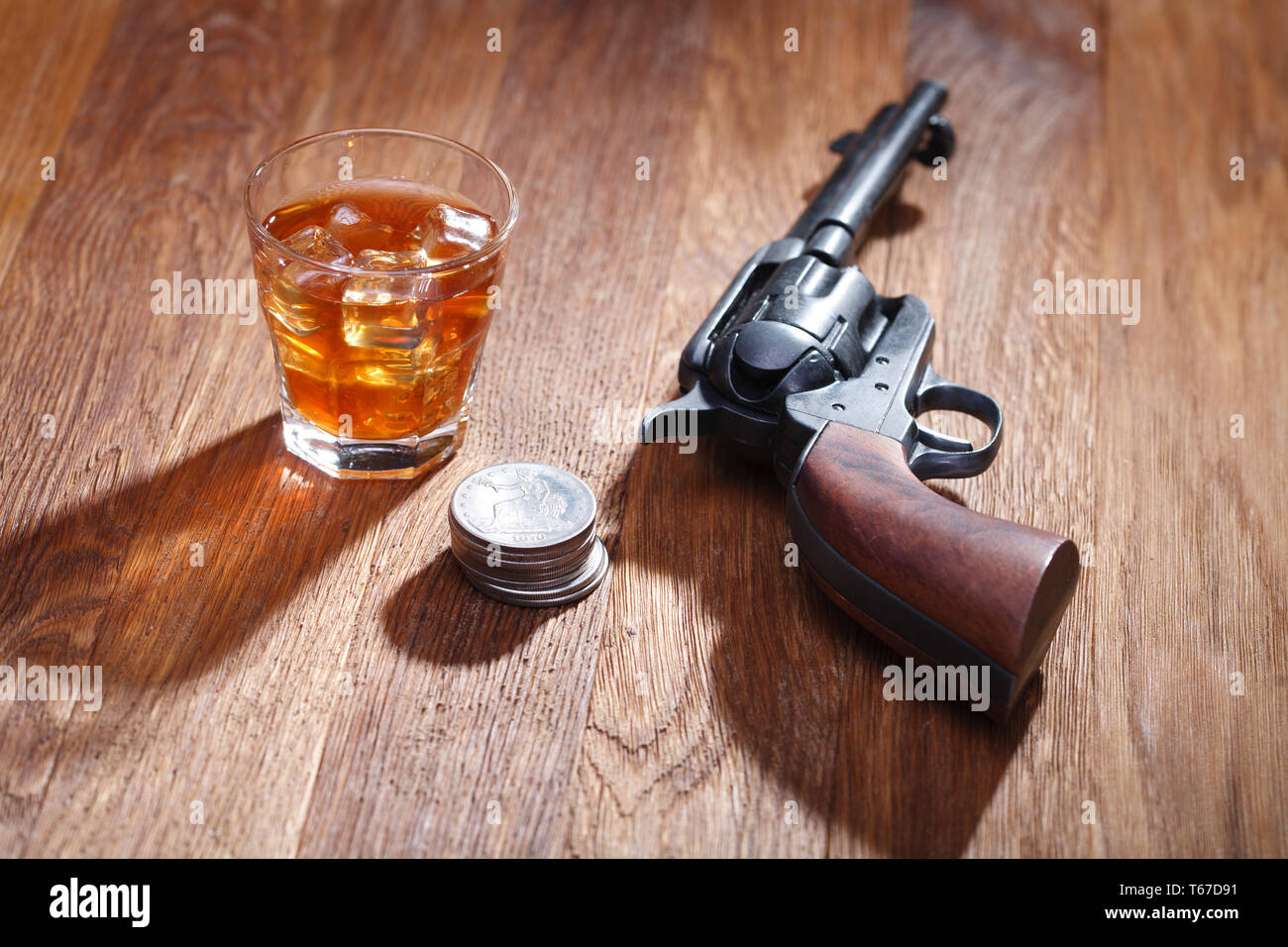 Cowboy vintage whisky hi-res stock photography and images - Alamy