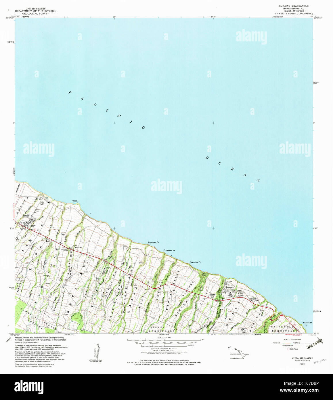 Historical map of hawaii Cut Out Stock Images & Pictures - Alamy