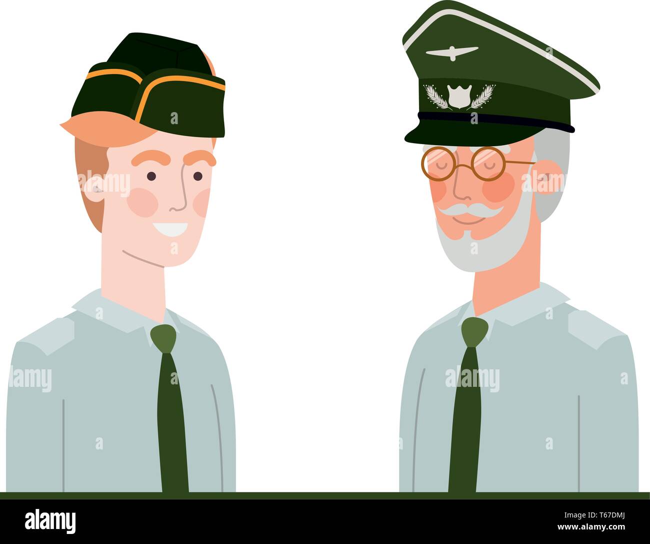 men soldiers of war avatar character Stock Vector Image & Art - Alamy