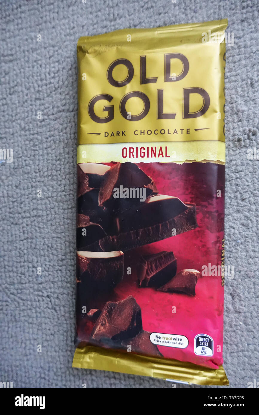 Cadbury Old Gold Dark Chocolate Stock Photo - Alamy Cadbury Old Gold Dark Chocolate Stock Photo - Alamy