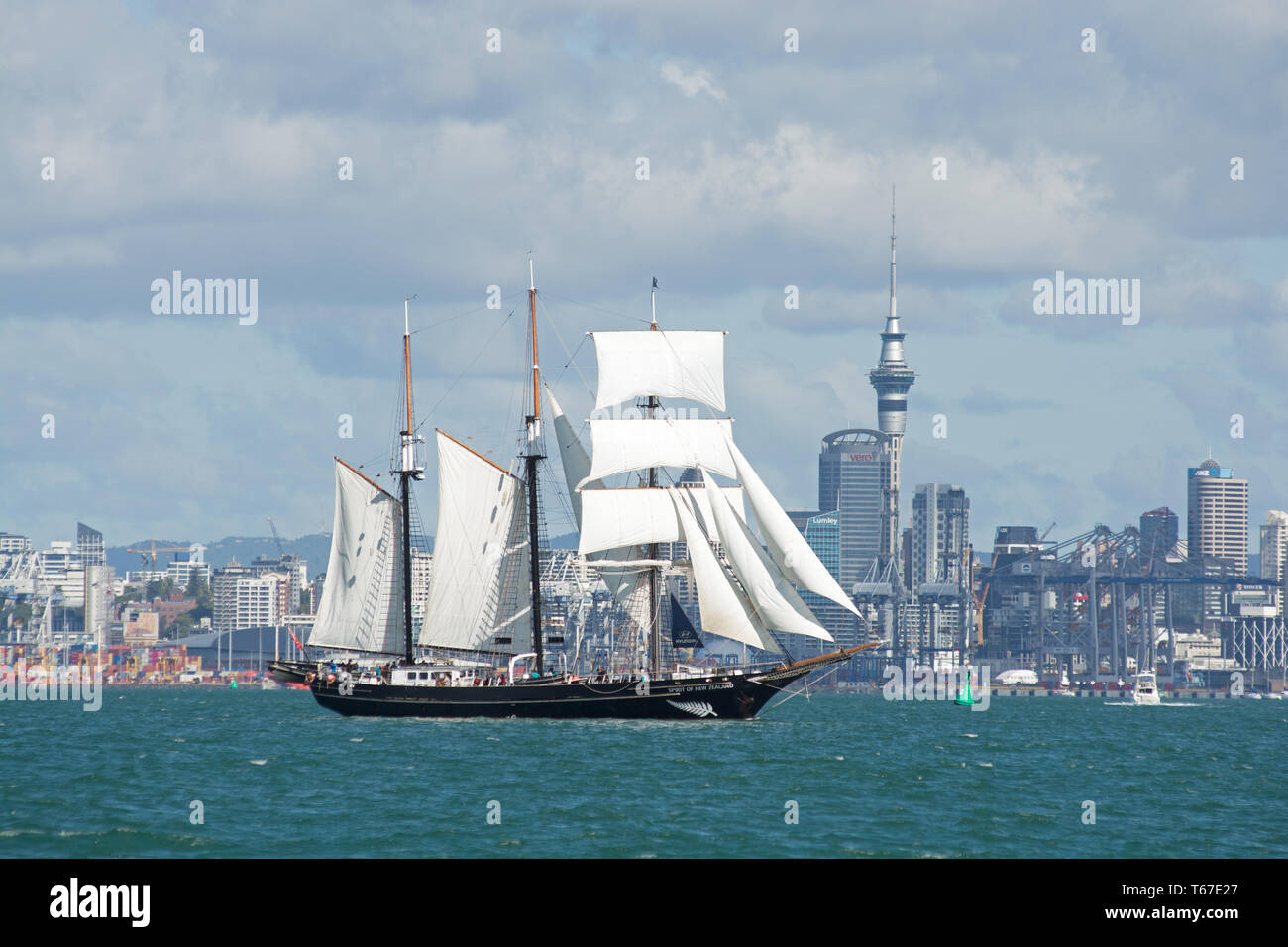 Tall ship spirit of new zealand hi-res stock photography and images - Alamy