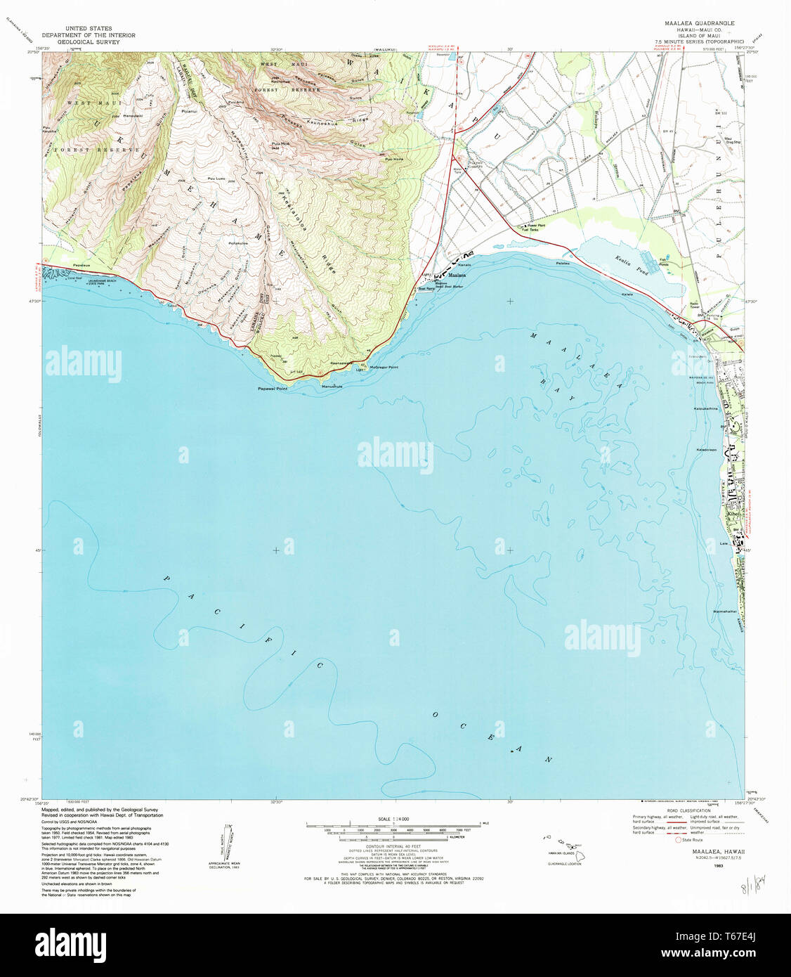Historical map of hawaii Cut Out Stock Images & Pictures - Alamy