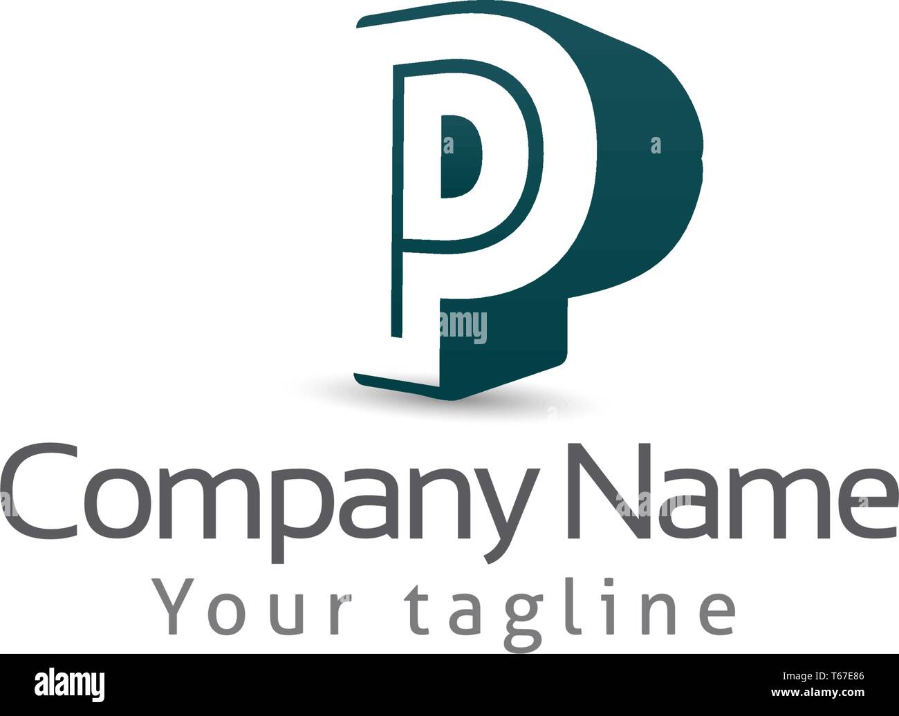 P fonts Stock Vector Images - Alamy