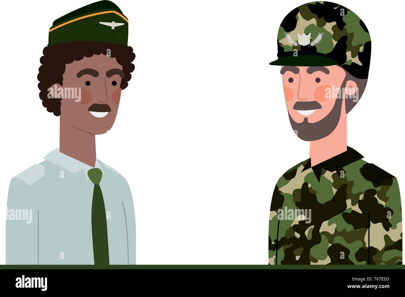 men soldiers of war avatar character Stock Vector Image & Art - Alamy